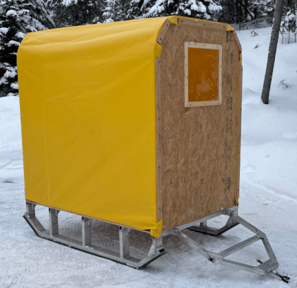DIY Ice Fishing Hut