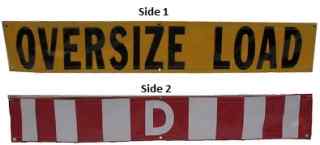 Oversize Load Sign