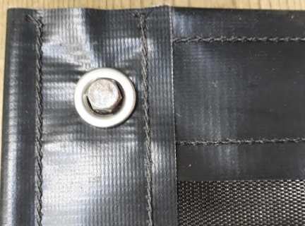 Poor man's quick release fasteners - Heavy Duty Tarps